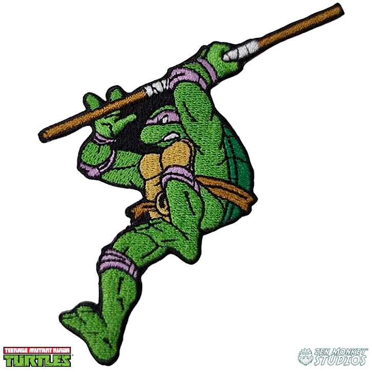 Leaping Donatello - TMNT Patch – Zen Monkey Studios