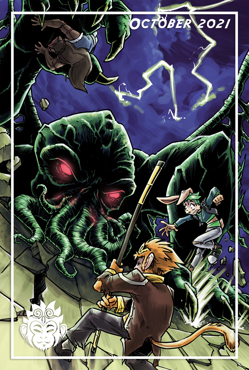 The World of Zenkey: October-December 2021 Postcards – Zen Monkey Studios