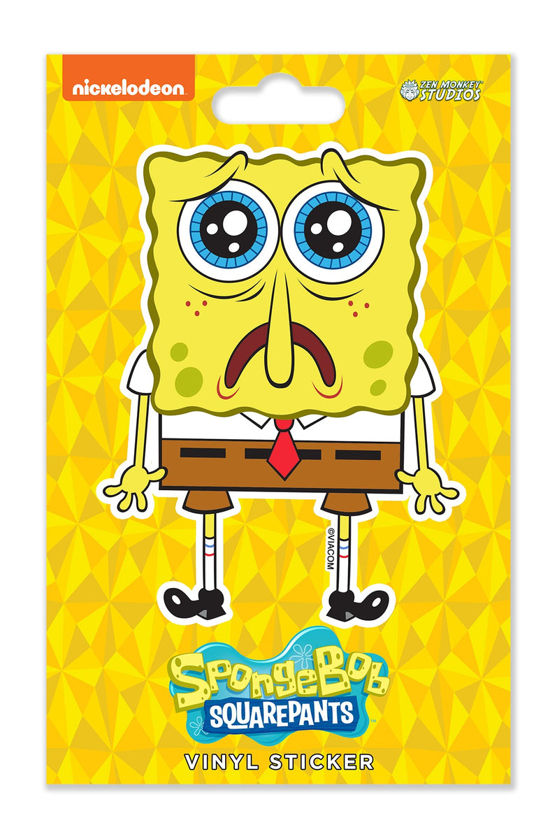 Heartbroken SpongeBob - SpongeBob SquarePants Sticker – Zen Monkey Studios