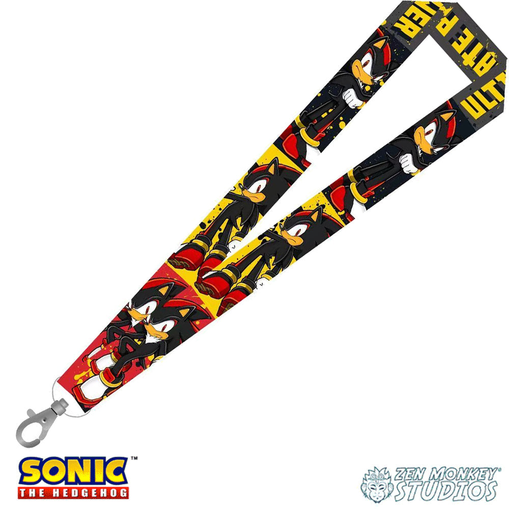 Shadow: Ultimate Power - Sonic the Hedgehog Lanyard – Zen Monkey Studios