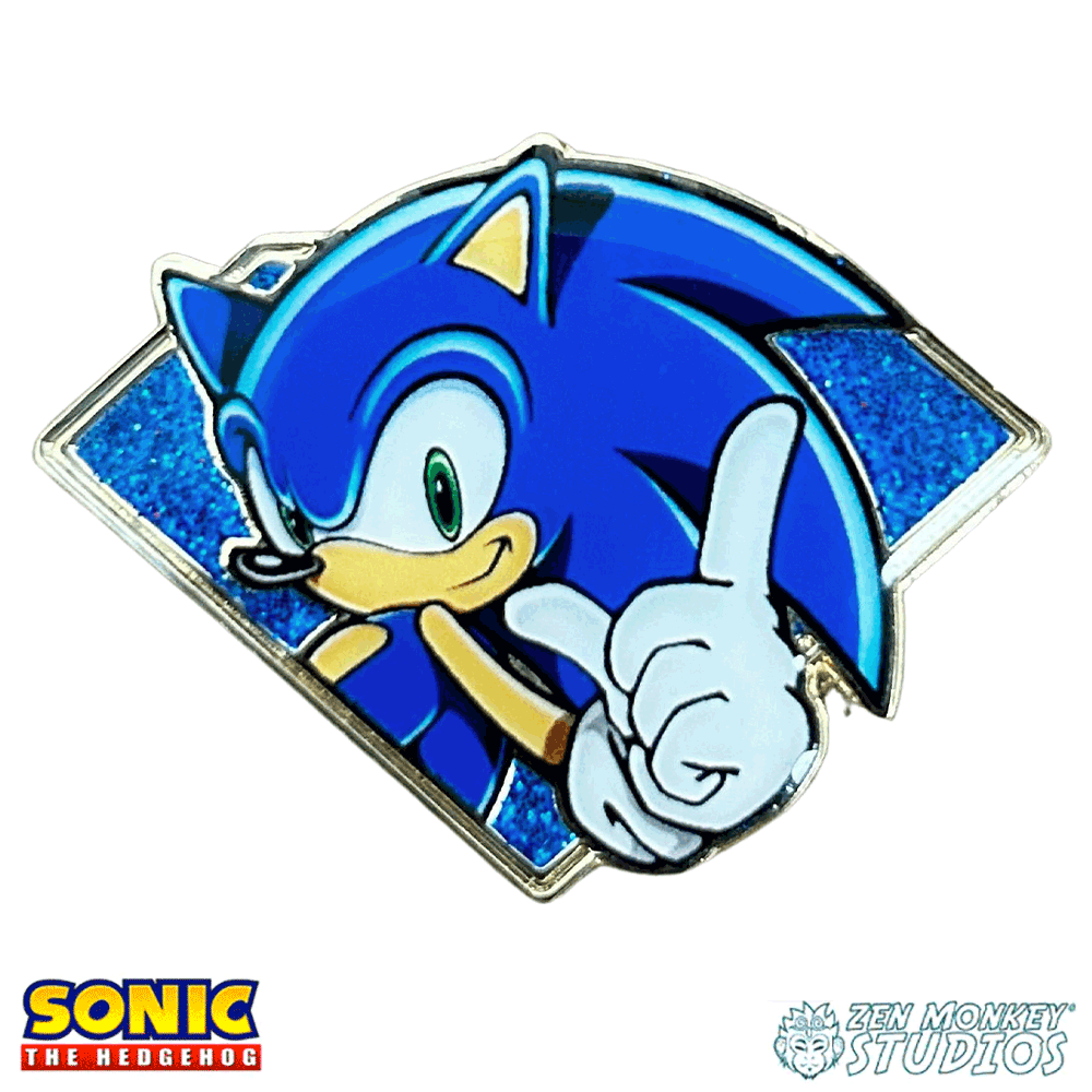 Golden Series 2: Emerald Sonic - Sonic The Hedgehog Collectible Pin ...