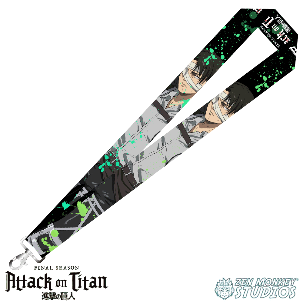 Captain Levi Attack on Titan Lanyard | Zen Monkey Studios