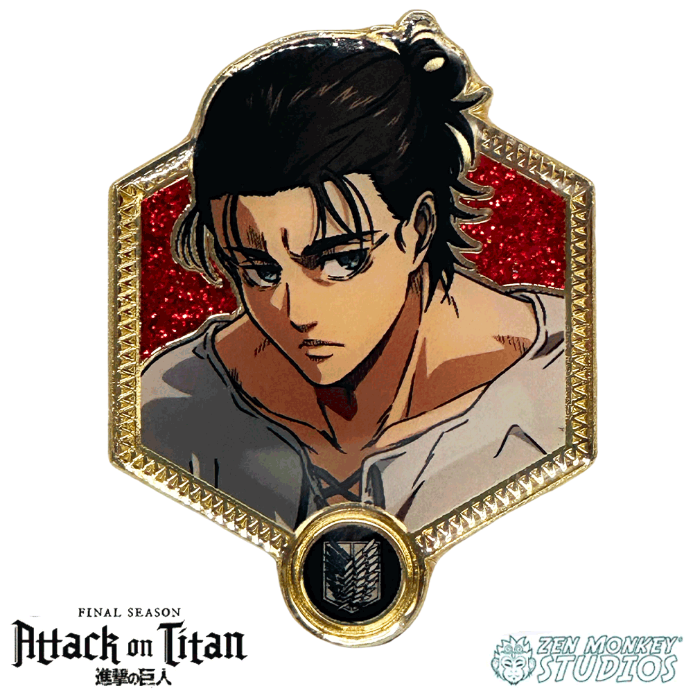 Golden Series 2: Eren Yaeger - Attack on Titan Pin – Zen Monkey Studios