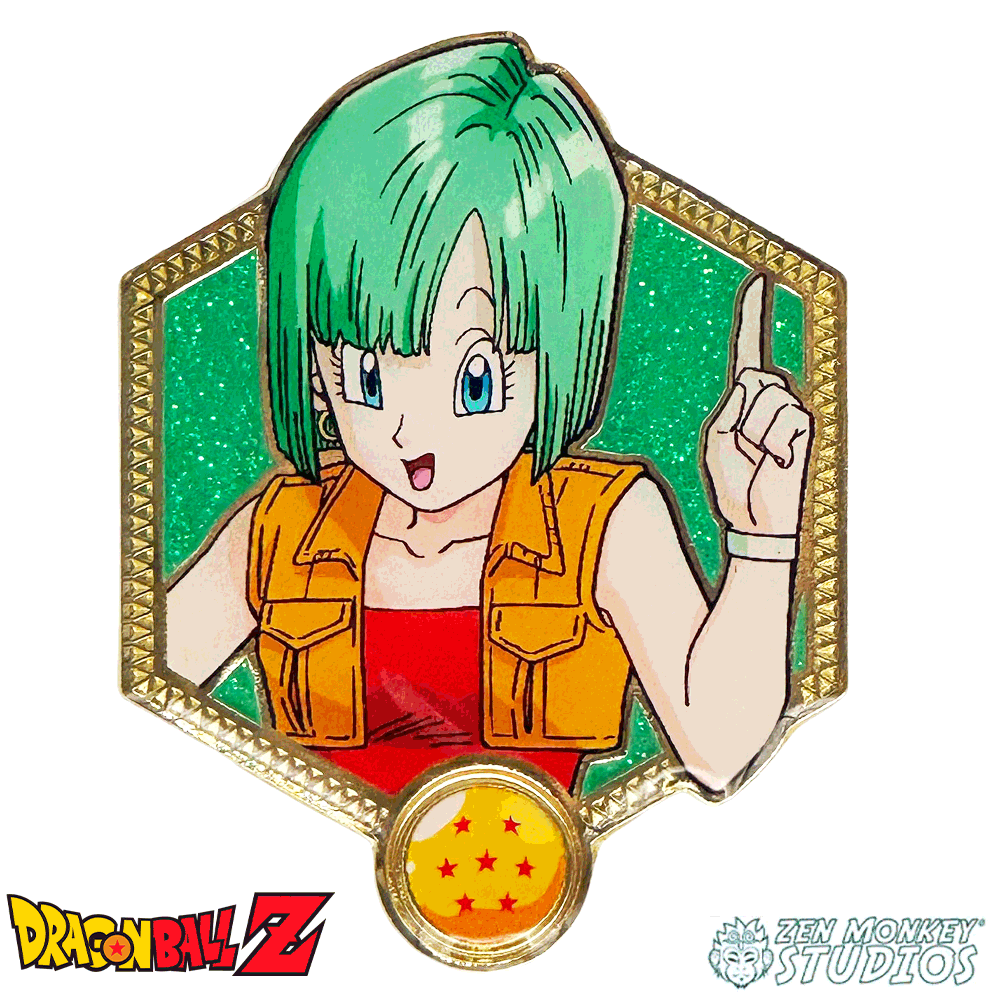 Golden Series 2: Bulma - Dragonball Z Pin – Zen Monkey Studios