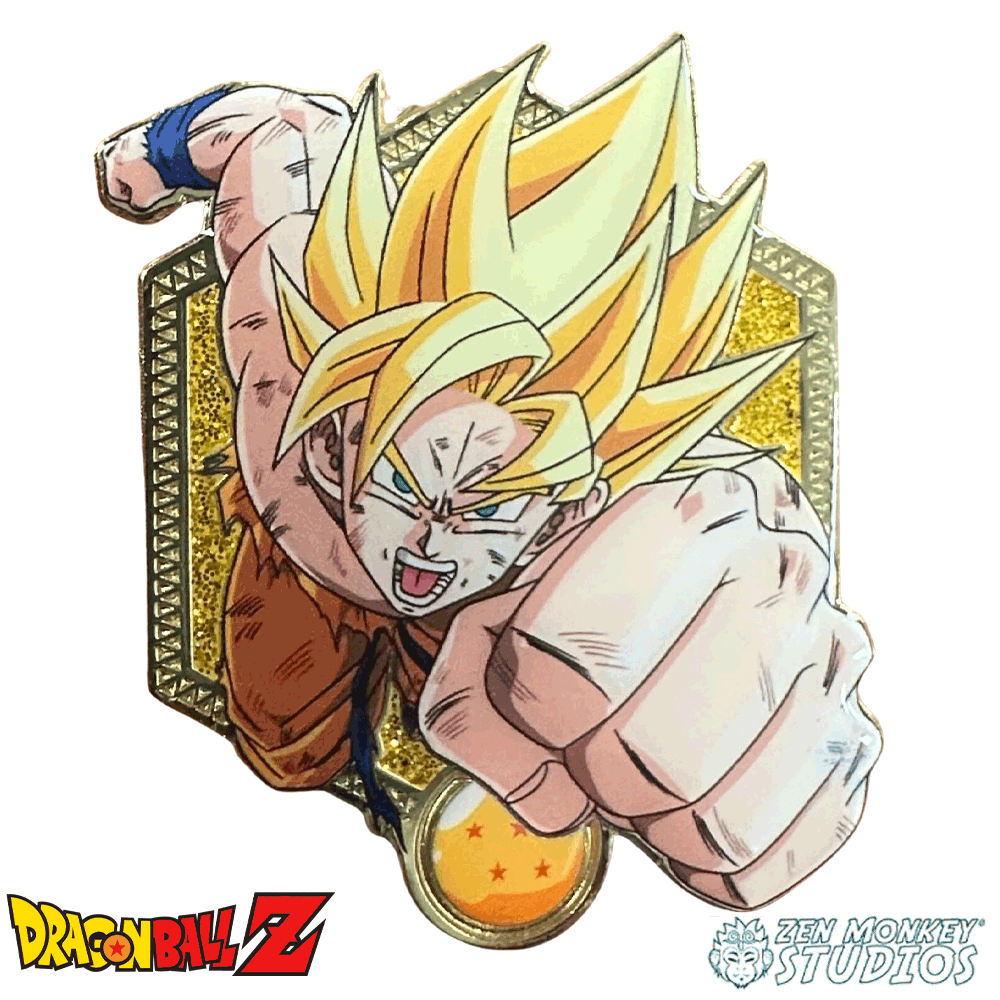 Golden Series 2: Super Saiyan Goku - DBZ Pin – Zen Monkey Studios