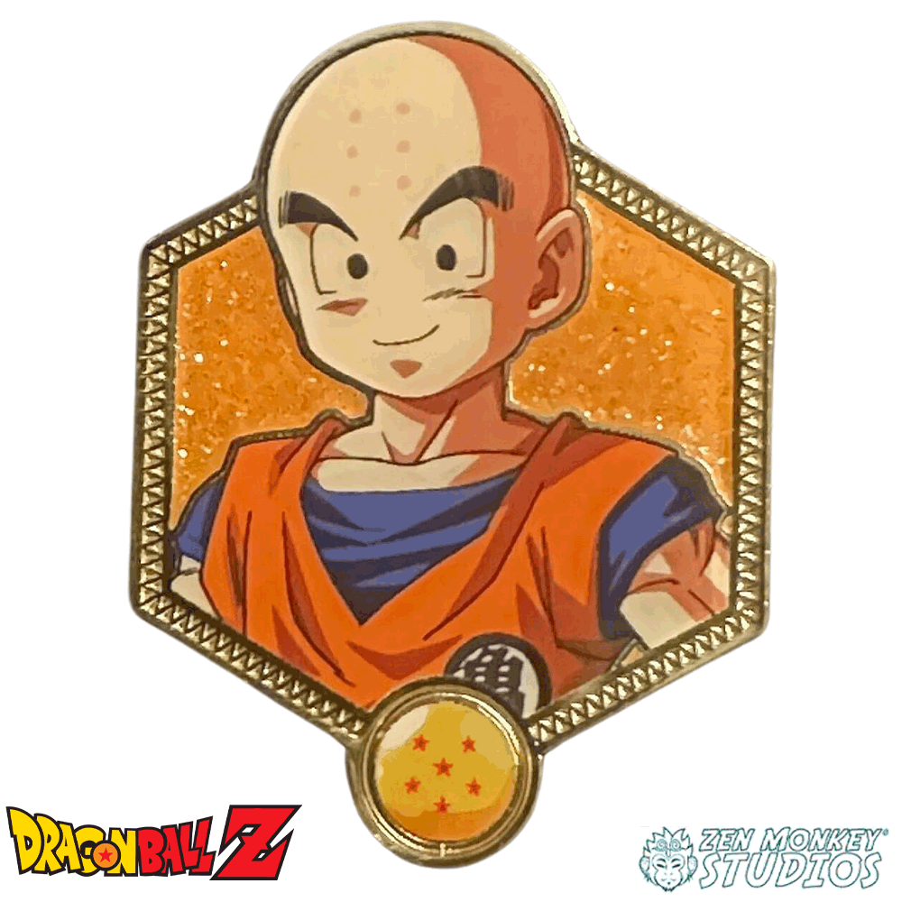 Golden Series 2: Krillin - Dragonball Z Pin – Zen Monkey Studios