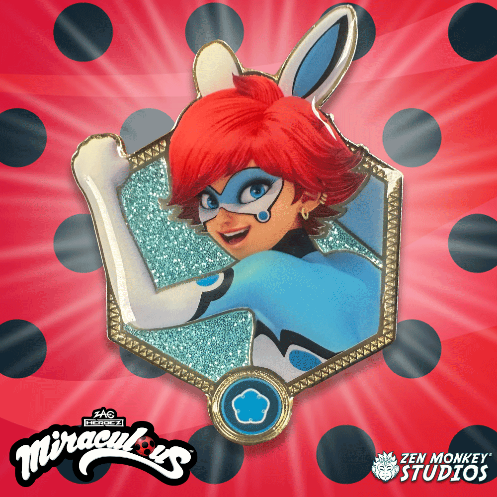 Golden Series 2: Bunny X - Miraculous Ladybug Pin – Zen Monkey Studios
