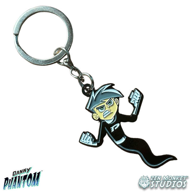 Flying Danny Phantom Keychain – Zen Monkey Studios