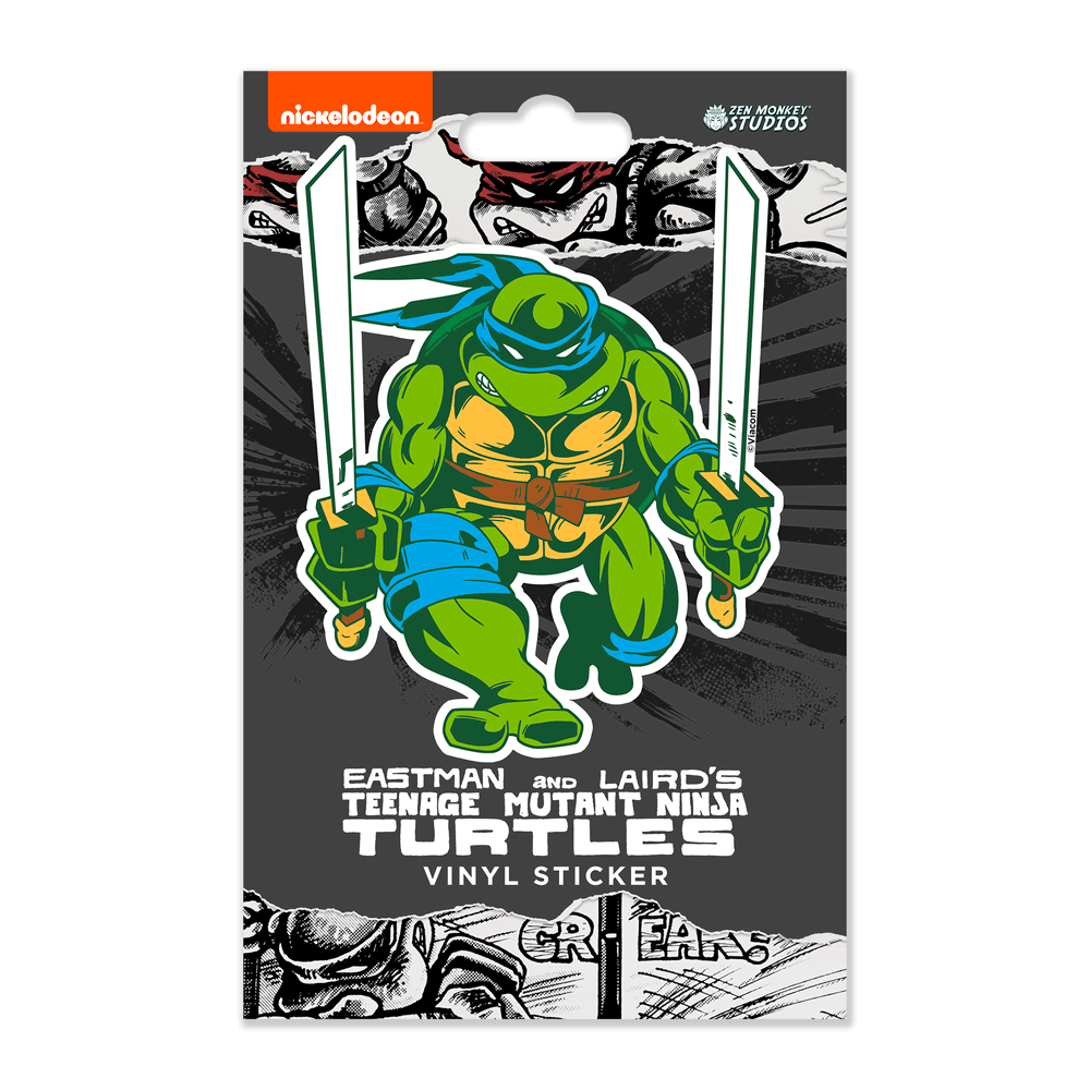 Original Comic Leonardo - TMNT Sticker – Zen Monkey Studios