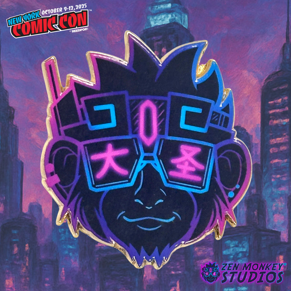 Zen Monkey 2025 Logo Head - NYCC 2025 Exclusive – Zen Monkey Studios
