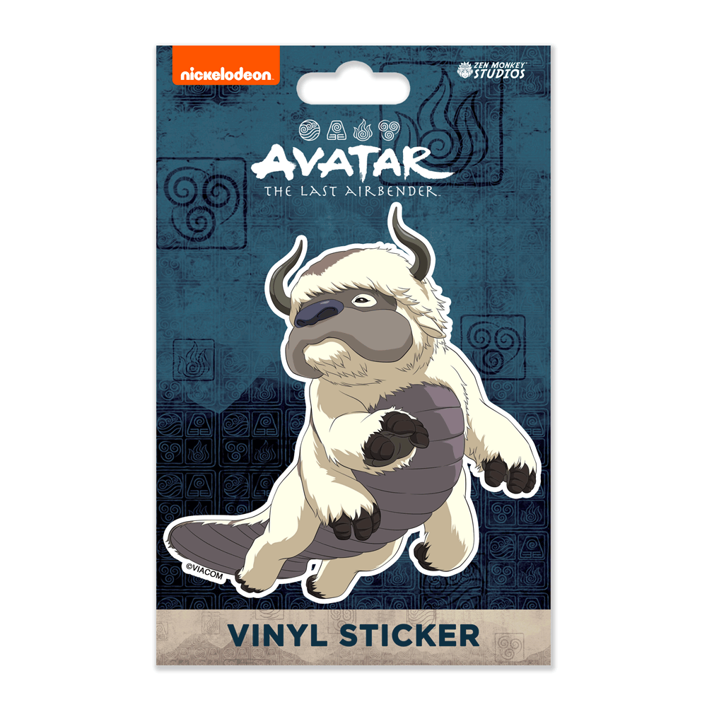 Appa (Sticker Ver.) - Avatar: The Last Airbender Sticker – Zen Monkey ...