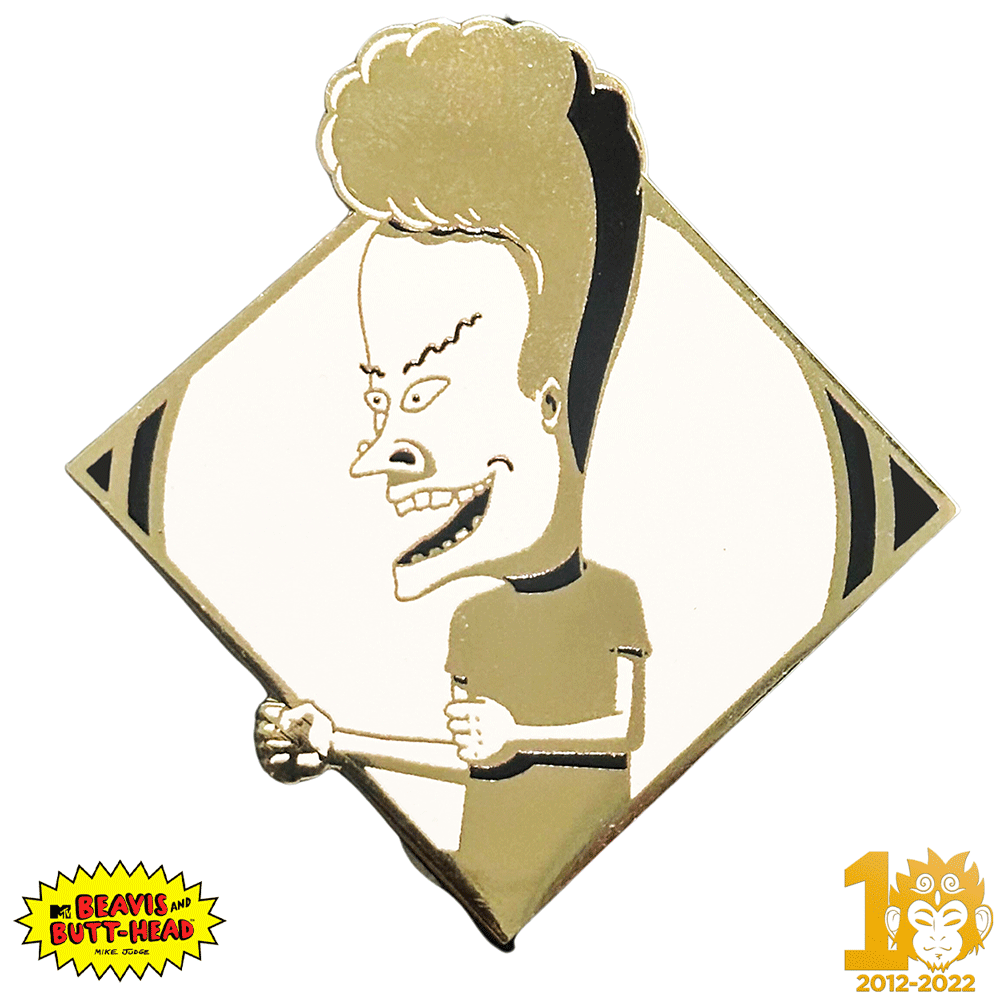 ZMS 10th Anniversary: Beavis - Beavis and Butthead Pin – Zen Monkey Studios