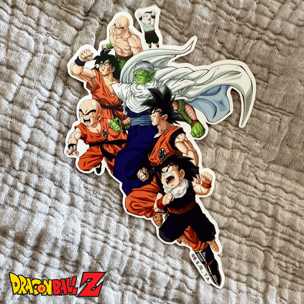 Goku and Friends - DBZ Sticker – Zen Monkey Studios