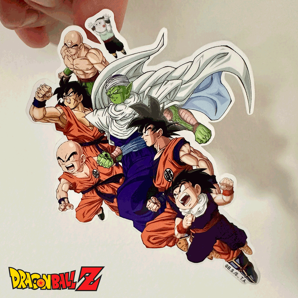 Goku and Friends - DBZ Sticker – Zen Monkey Studios
