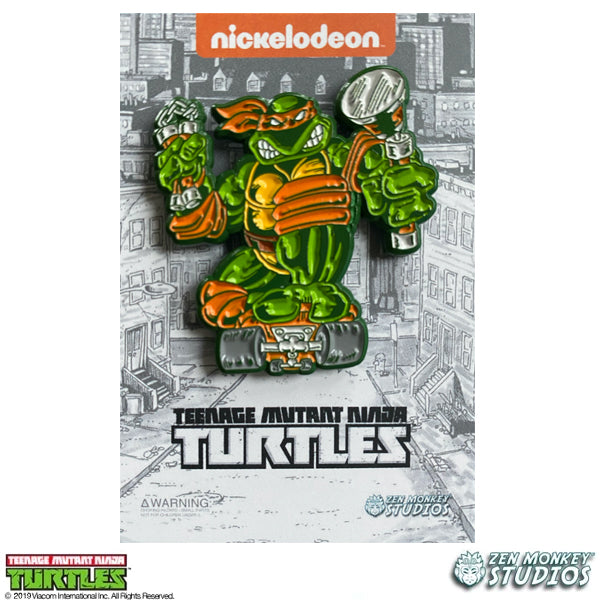 Comic Era Michelangelo - TMNT Collectible Pin – Zen Monkey Studios