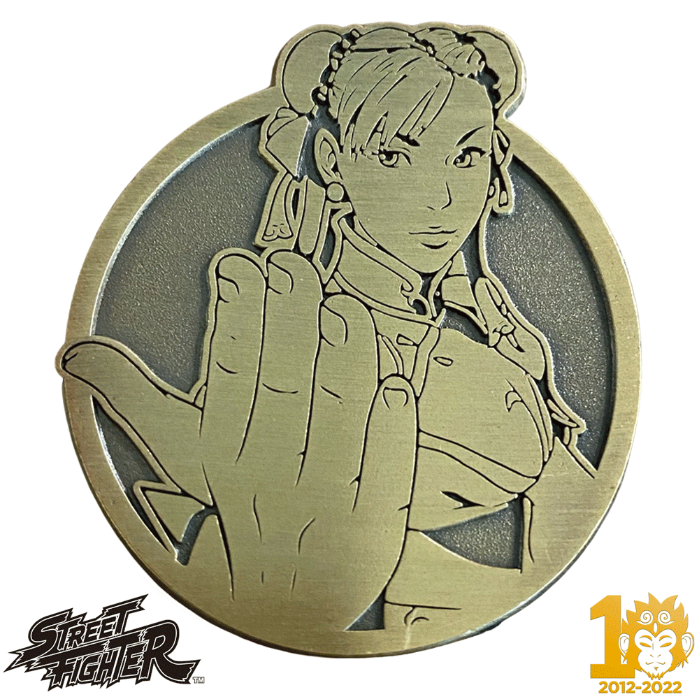 Limited Edition Emblem: Chun-Li - Street Fighter Enamel Pin – Zen ...