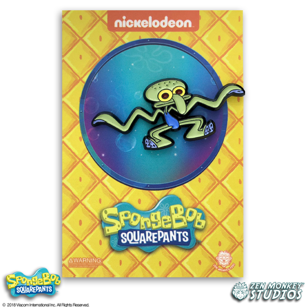 Dancing Squidward - Spongebob Squarepants Pin – Zen Monkey Studios