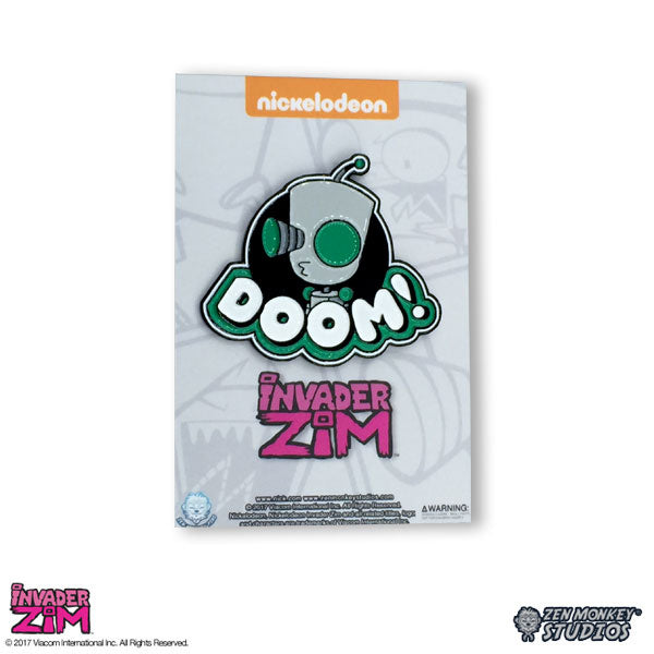 Doom! - Official Invader Zim Pin – Zen Monkey Studios