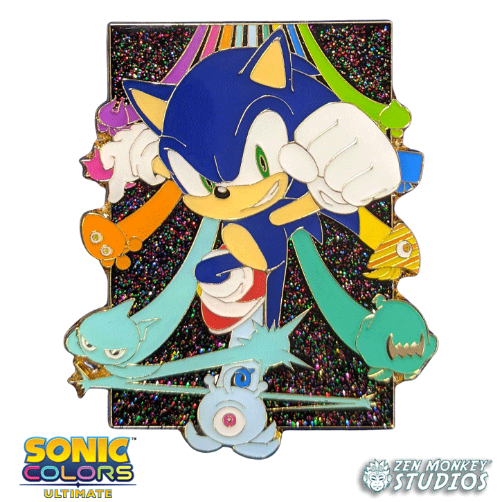 Sonic Colors Ultimate Collectible Pin – Zen Monkey Studios