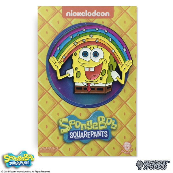 Imagination! - Spongebob Squarepants Pin – Zen Monkey Studios